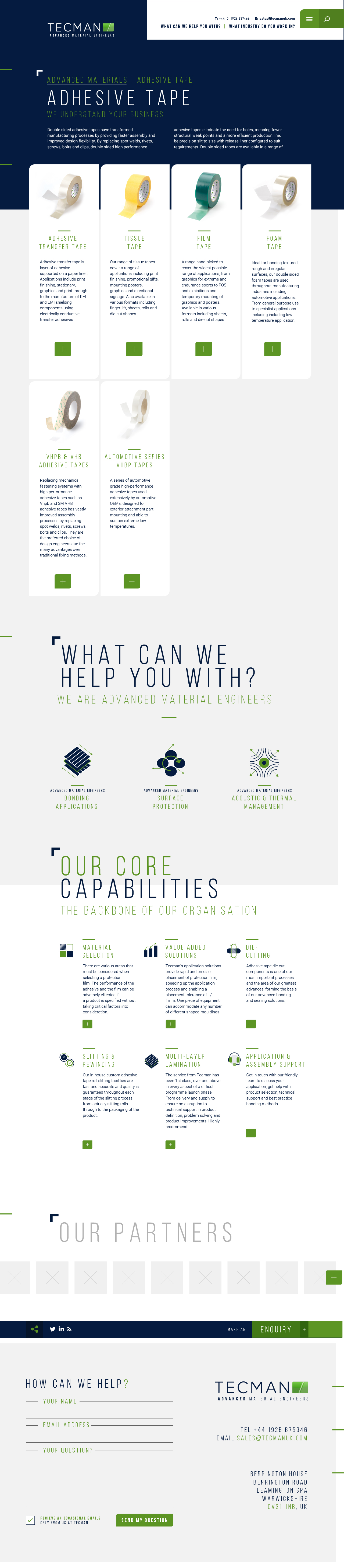 Tecman CMS Website Solution: Case Study | Mosaique