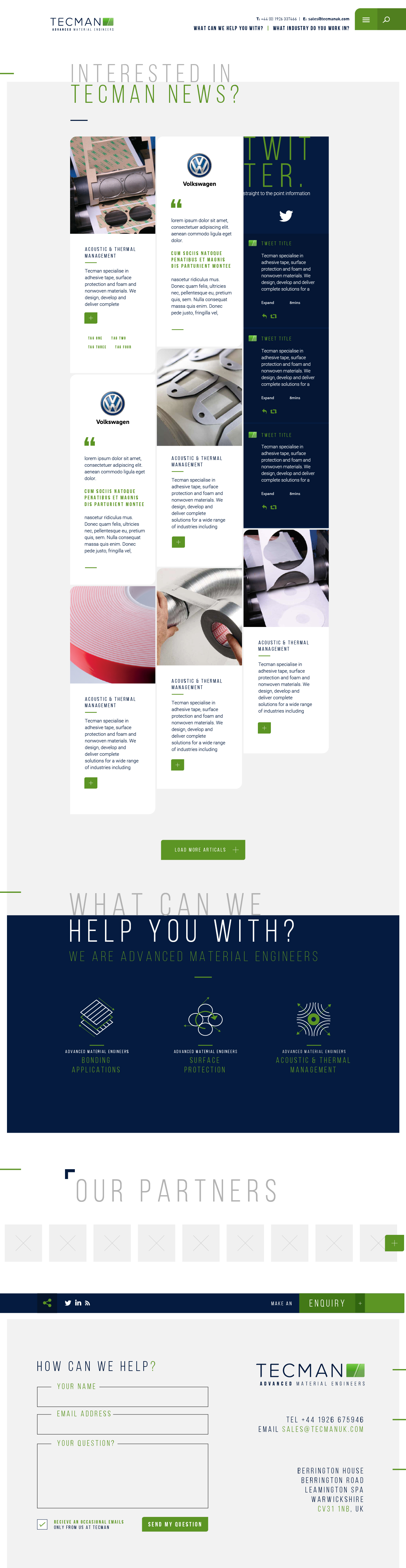 Tecman CMS Website Solution: Case Study | Mosaique