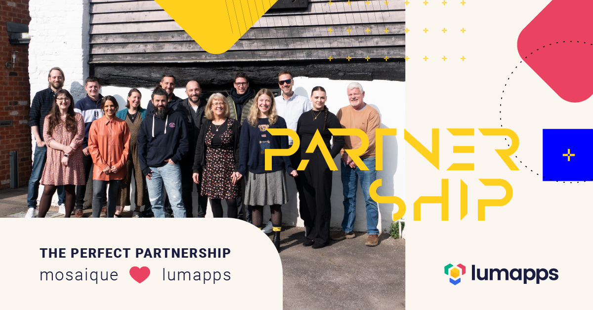 LumApps Partnership Announcement | Mosaique